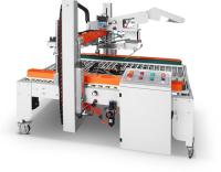 China Inline Online Carton Case Sealer Flap Folding Automatic Box Taper Machine for sale
