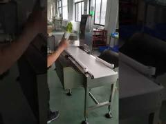 Metal detecting, double flipper rejecting check weigher