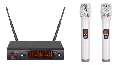 China excellent quality 878 wireless microphone system UHF IR 200 channel colorful handheld for sale