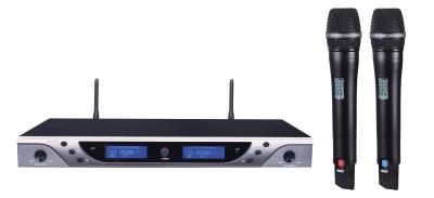 China excellent quality 9009 wireless microphone system UHF PLL 200 channels selectable LCD for sale