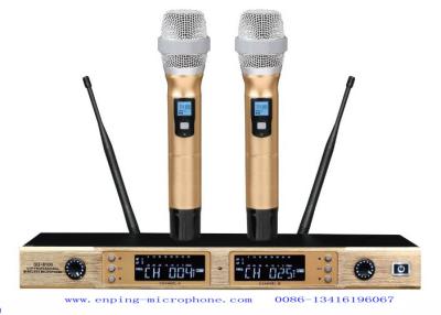 China LS-6100 wireless microphone system UHF IR selecta ble frequency PLL AUTOMATIC INDUCTION  competetive price rack ear for sale