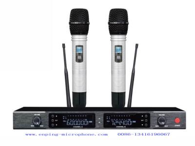 China LS-6300 wireless microphone system UHF IR selecta ble frequency PLL AUTOMATIC INDUCTION  competetive price rack ear for sale