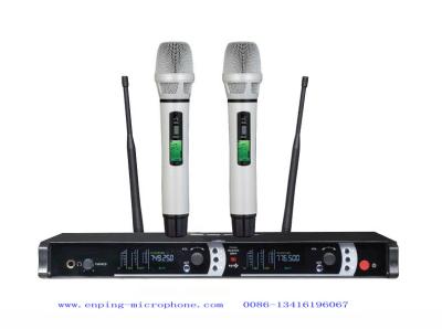 AT-103 wireless microphone system UHF IR selecta ble frequency PLL  high class