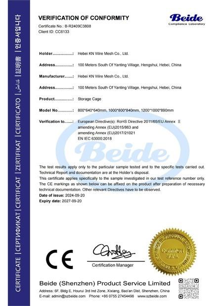CE - Hebei KN Wire Mesh Co., Ltd.