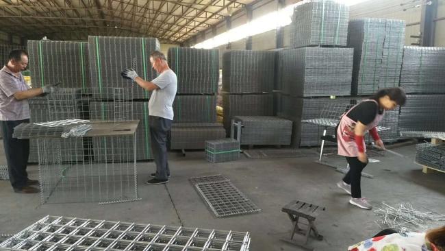 Gabion production workshop