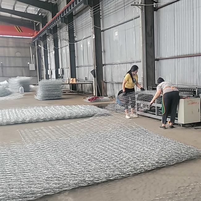 Gabion basket manufacturing workshop