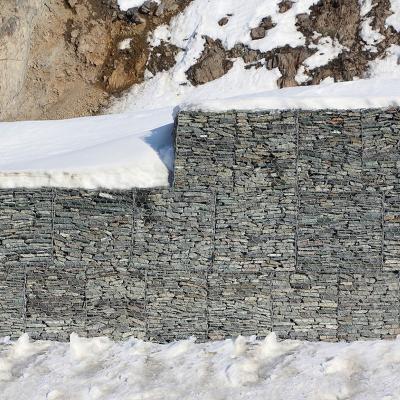 China Woven Gabion Cage River Bank Flood Control Erosion Protection Galvanized CE ISO for sale