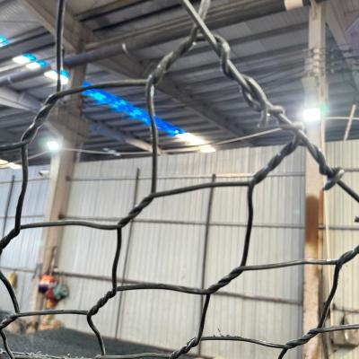 China 1x1x4 Apron Protection Gabion Box Wall Hexagonal Wire Mesh Gabion Basket for sale
