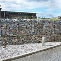 China Rectangular Shape Zinc Coated Gabion Planters Galvanized Gabion Planter Baskets for sale