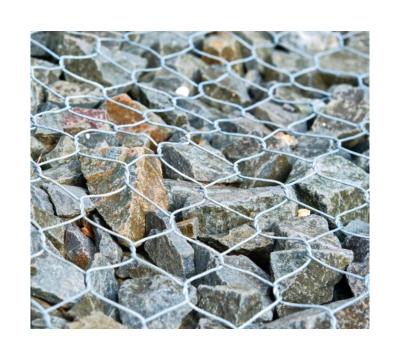 China Galvanized Hexagonal Woven Gabion Basket Wall Retaining Mesh For Construction Sites-Durable Gabion Box Wall Basket for sale