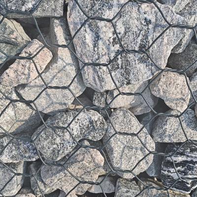 China PVC Coated Gabion Basket Gabion Box For Stone Retaining Wall for sale