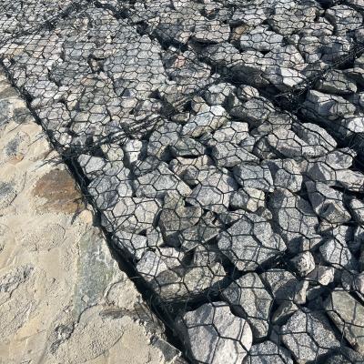 China Gabion Box Stone Basket Hexagonal Woven Wire Mesh For Stone Loading For River Flood Control Reinforcement for sale