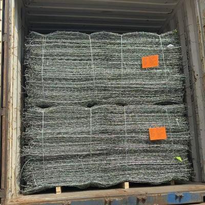 China Mesh Size 100x120mm Gabion Box Wire Mesh PVC Coated Durable Corrosion Resistant for Retaining Walls Riverbank Protection for sale
