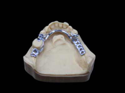 China CAD CAM Dental Metal Framework CCP Dental Chrome Colbalt Palate for sale