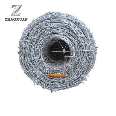China Feuerverzinkter Stacheldraht aus Stahl, hohe Sicherheit, 0,4 mm bis 0,6 mm zu verkaufen