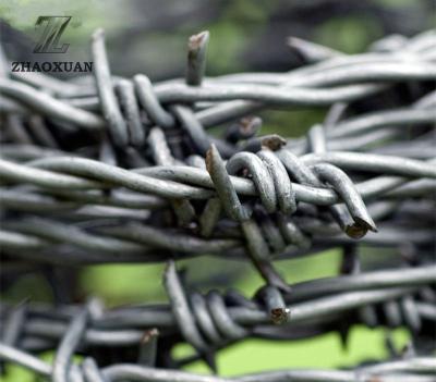 China Feuerverzinkter Stacheldraht aus Stahl, hohe Sicherheit, 0,4 mm bis 0,6 mm zu verkaufen