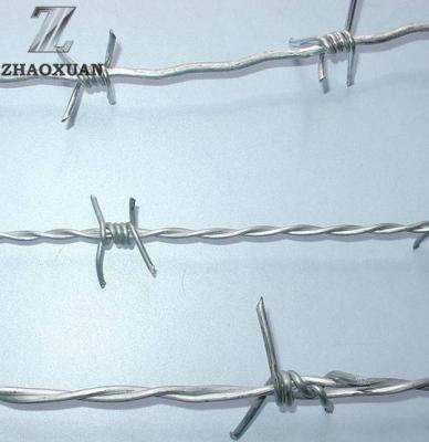 China quente de aço do arame farpado de 1.6mm mergulhado galvanizado para a cerca Construction à venda