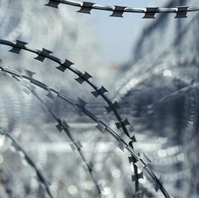 China 0,5 mm 0,6 mm dikke scheermesprikkeldraad gegalvaniseerde oppervlaktebehandeling Te koop