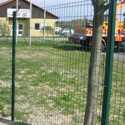 China Customized Size Euro Style Fence Wire Mesh PVC Coated For Garden for sale