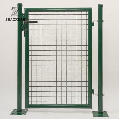China Puerta abatible de valla de una sola hoja Diseño refinado con instalación de bisagra en venta