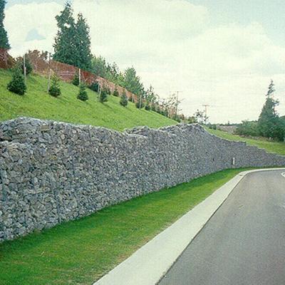China Cestas decorativas de Gabion de la corrosión anti para la forma cuadrada del muro de contención en venta