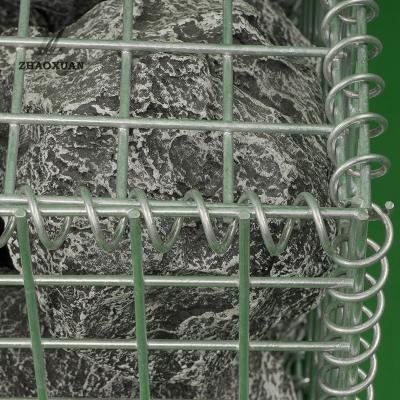 China Thermisch verzinkte Gabion stenen kooi voor tuindecoratie Te koop