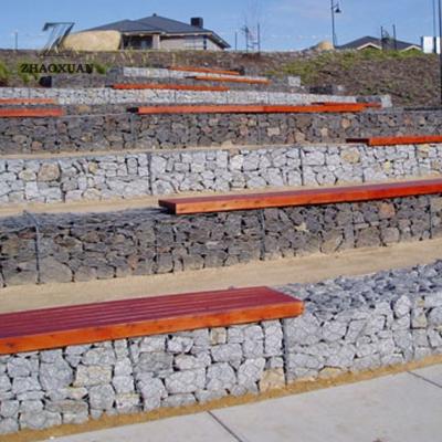 China Thermisch verzinkte Gabion stenen kooi voor tuindecoratie Te koop