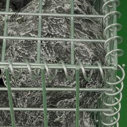 China Thermisch verzinkte Gabion stenen kooi voor tuindecoratie Te koop