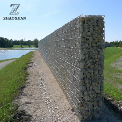 Cina Galfan zincato saldato decorativo gabbione cesti parete anticorrosione in vendita