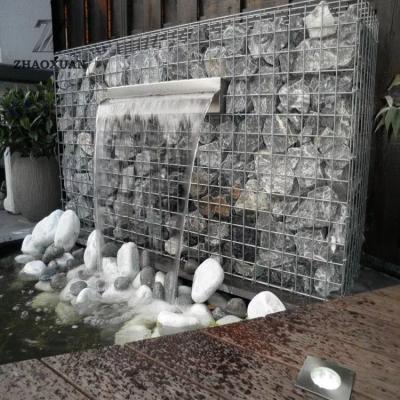 Cina anti impatto del gabbione 2x1x1 dei canestri del muro di sostegno della gabbia decorativa della pietra in vendita