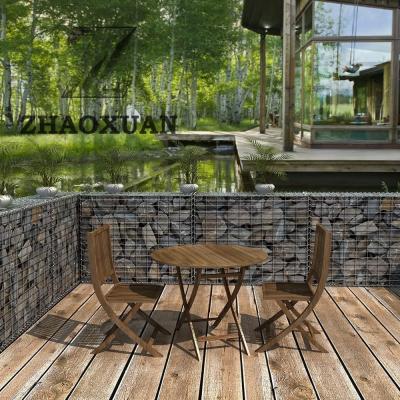China Jaulas de muro de contención de caja de gaviones soldadas para jardín 60*80mm 100*100mm en venta