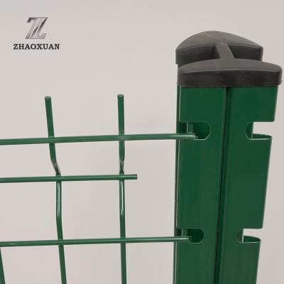 China O PVC galvanizado revestiu a cerca Post da forma do pêssego 1.1mm, espessura de 1.2mm à venda