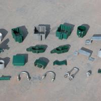 China Powder Coated Fence Clips Hardware Post Connection for sale