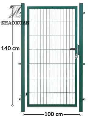 China Portas de jardim galvanizadas de balanço decorativos entrada instalação conveniente à venda