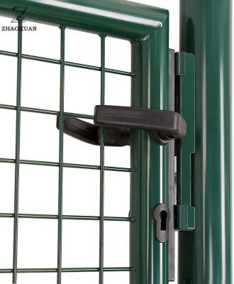 China Portas de jardim galvanizadas de balanço decorativos entrada instalação conveniente à venda