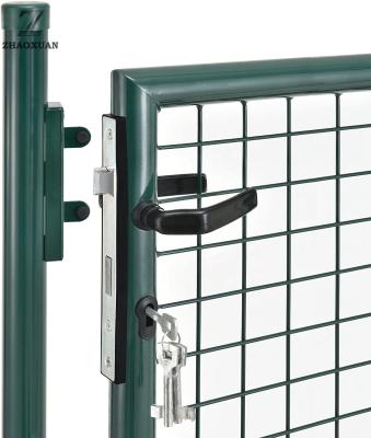 China Portas de jardim galvanizadas de balanço decorativos entrada instalação conveniente à venda