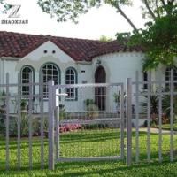 China Decorative Swing Galvanized Garden Gates Entryway Convenient Installation for sale