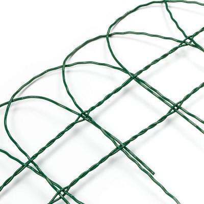 Cina Rotolo decorativo per recinzione da giardino rivestito in PVC con diametro del filo da 1,5 mm a 2,5 mm in vendita