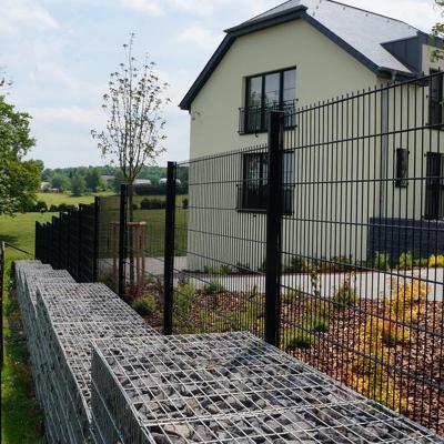 China acero doble Mesh Panels de Mesh Fencing Galvanized Powder Coated del alambre 868 656 en venta