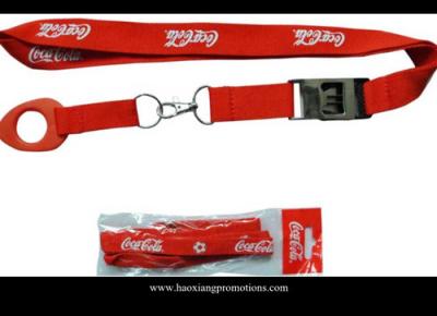 China Cheap red color 20*900mm Custom logo for Promotional Polyester Lanyards for sale