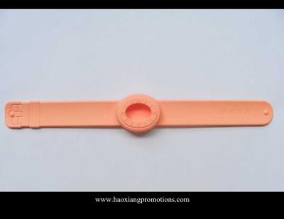 China High quality cheap custom silicone slap wristband/silicone slap bracelet with watch for sale