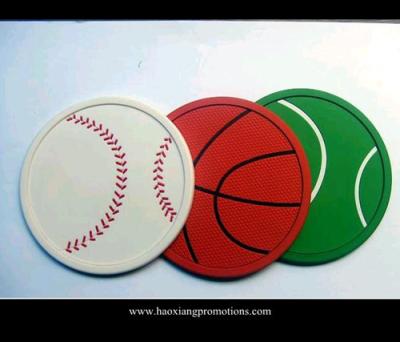 China customized soft pvc cheap beer coaster with logo for advertising for sale