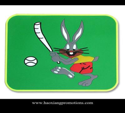 China 2015 factory custom eco-friendly hot sale pvc cartoon coaster for cafe for sale