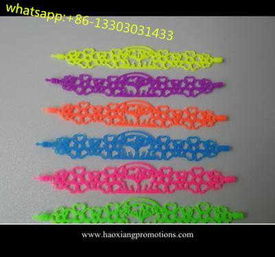 China new fashion style Tatto silicone wristband/ bracelet as your size and design for sale