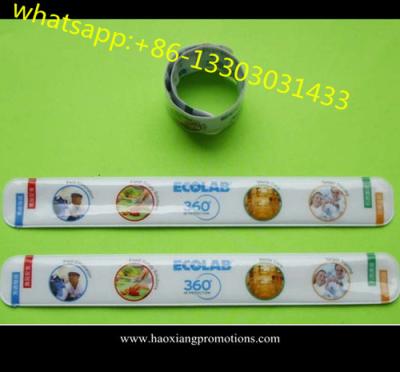 China LED reflective wristband led reflective slap bands,Slap wristband led bracelet running for sale