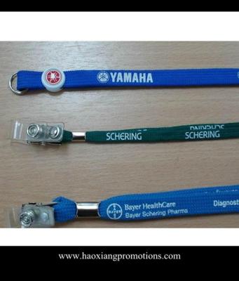 China Hot sale blue color custom 1.5*100cm sublimation printed polyester lanyard for sale