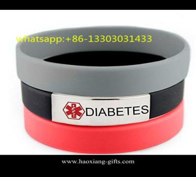 China Free Sample Wholesale Fashion Custom Silicone wristband/bracelet single color for sale