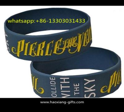 China custom logo size design cheap promotional items silicone wristbands/bracelet for sale