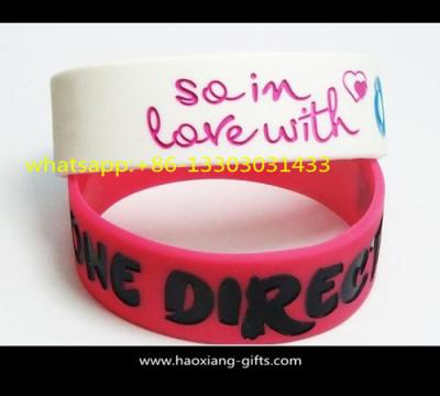 China custom design printing black color  wholesale silicone wristbands/bracelet for sport for sale
