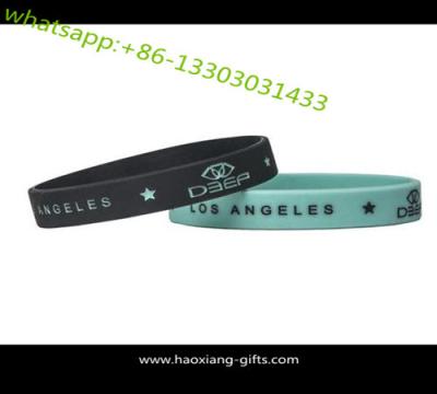 China custom 1/2 inch OEM mosquito repellent silicone wristband/silicone bracelet for sale